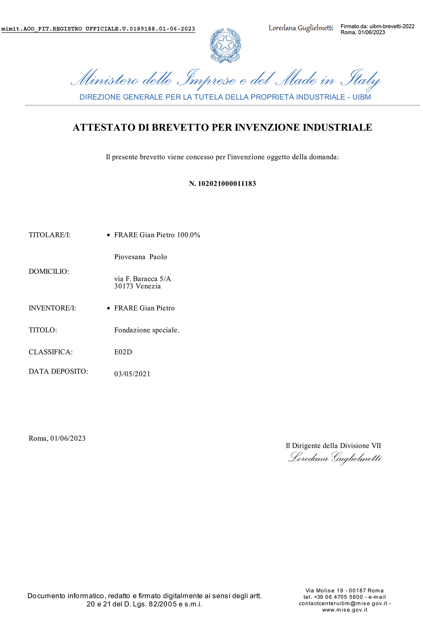 Brevetti, marchi e certificazioni dei plinti prefabbricati Geosmart